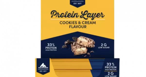 Multipower Protein Layer Protein Bar Kurabiye & Krema 18 Adet x 50 gr